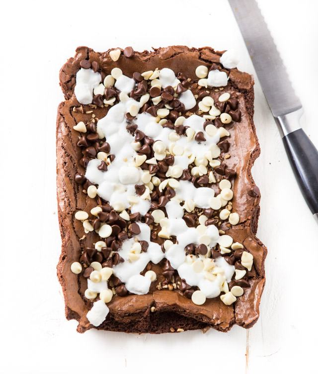 Rocky Road Brownies | A Zesty Bite