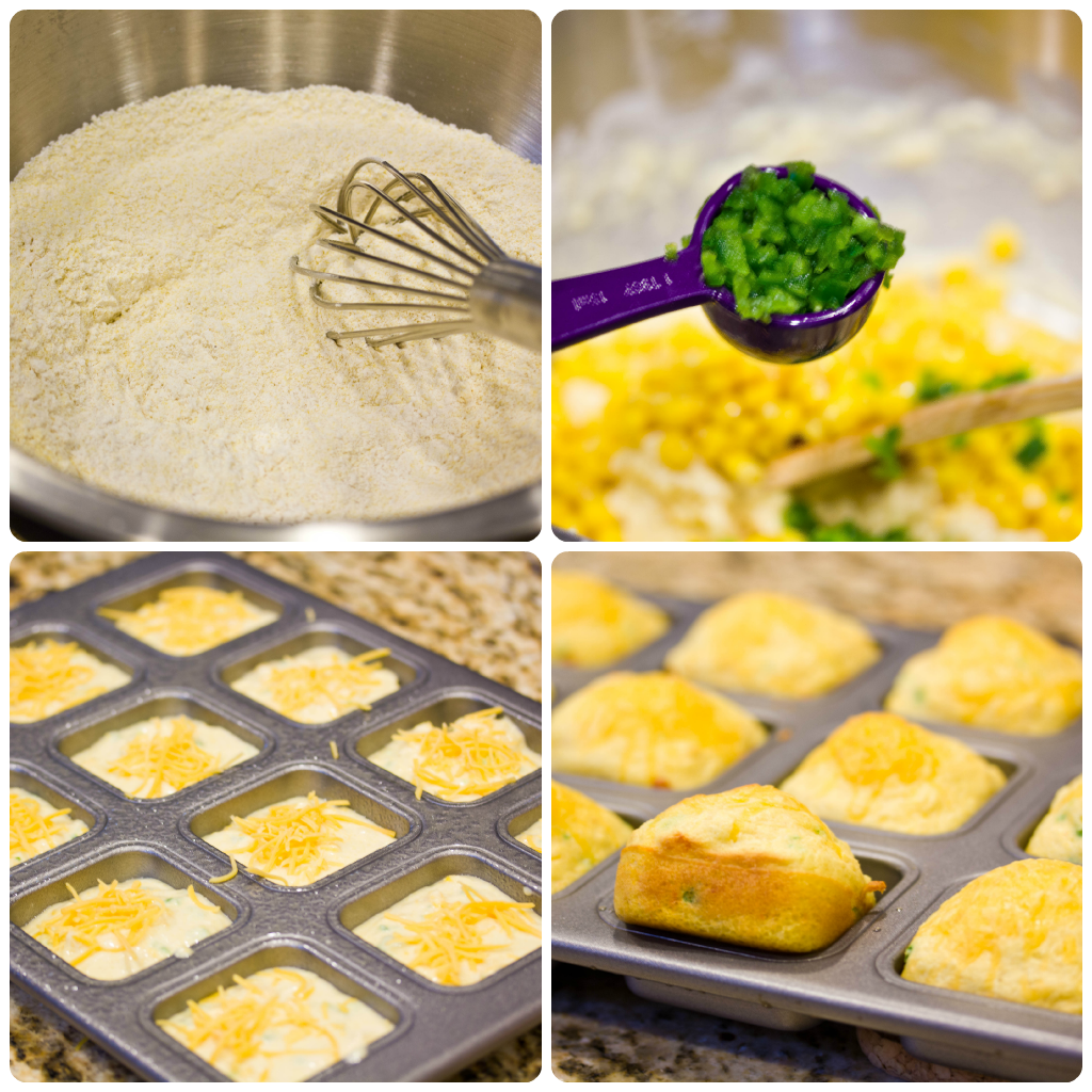 Cheddar Cornbread Muffins | A Zesty Bite