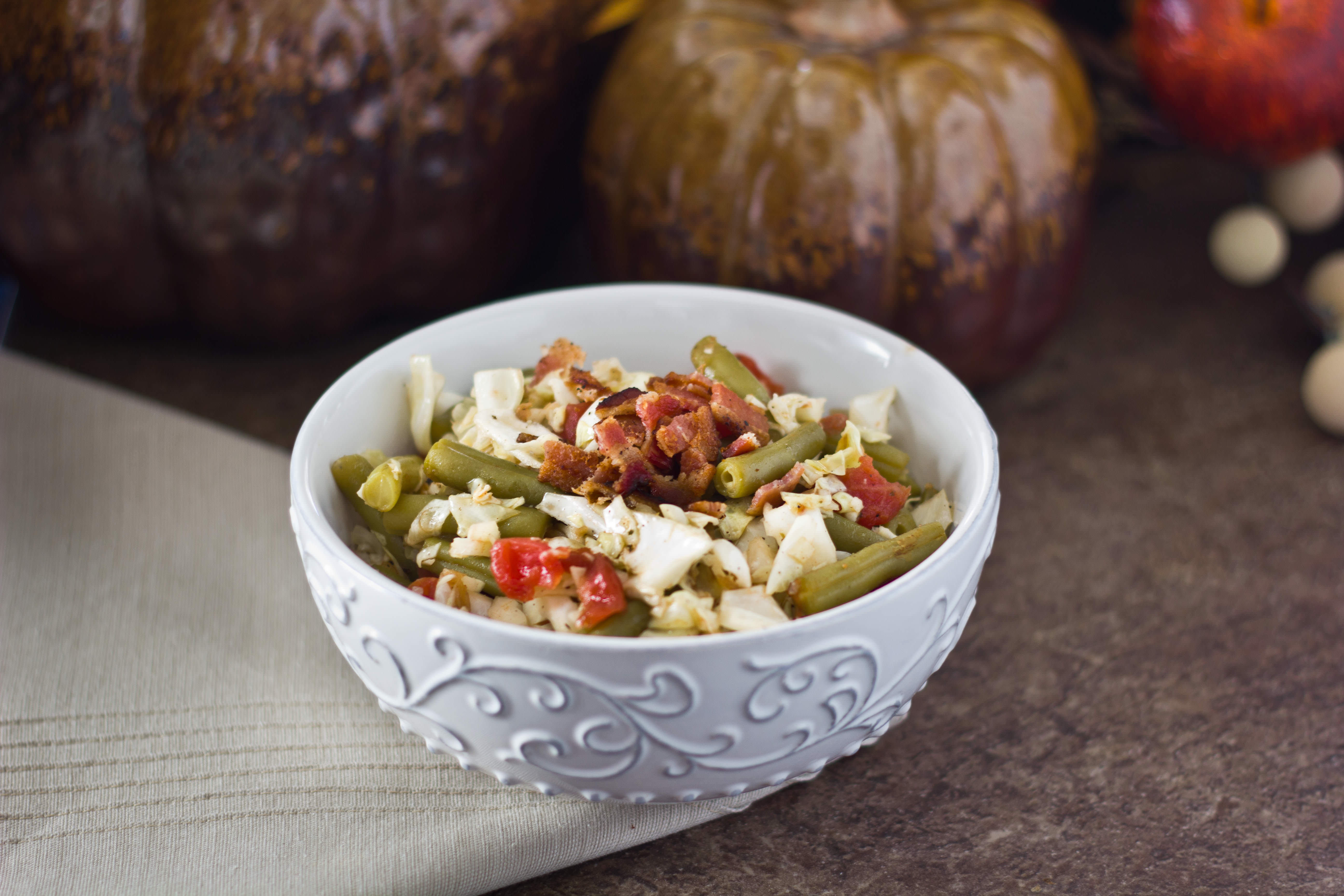 Green Bean Cabbage | A Zesty Bite