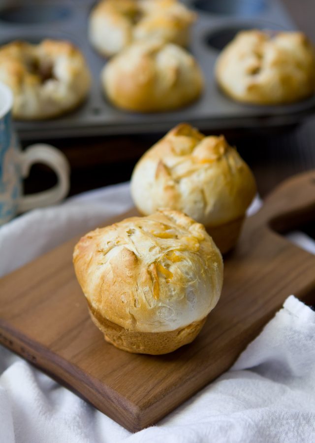 Stuffed Sausage Biscuits | A Zesty Bite