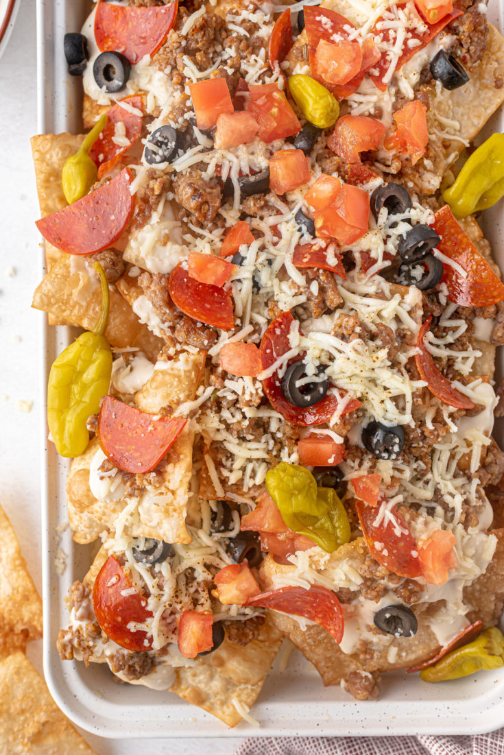 Italian Nachos | A Zesty Bite