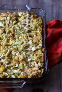 Chicken cornbread dressing | A Zesty Bite