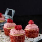 Raspberry Vanilla Bean Cupcakes | A Zesty Bite