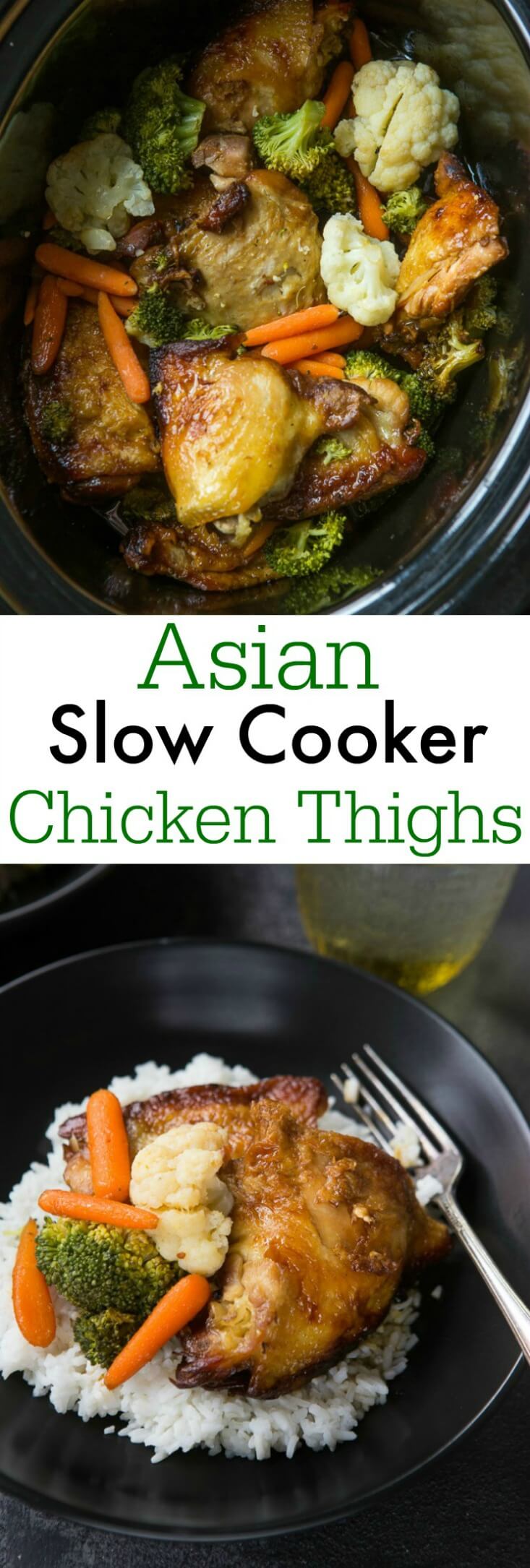 Asian Slow Cooker Chicken Thighs | A Zesty Bite