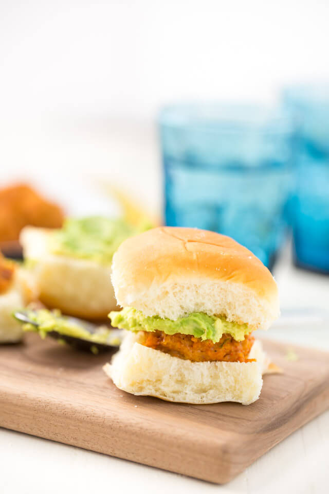 Chicken Chorizo Meatball Sliders | A Zesty Bite