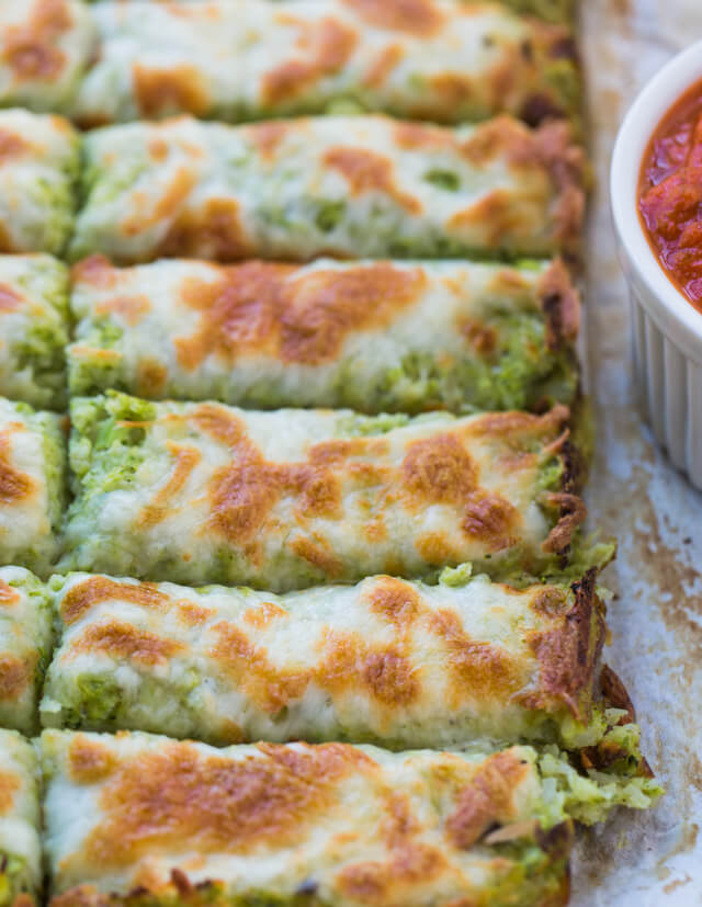 Broccoli Cauliflower Cheese Sticks | A Zesty Bite