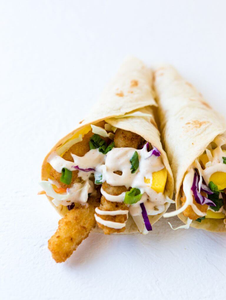 Crunchy Fish Stick Cones | A Zesty Bite