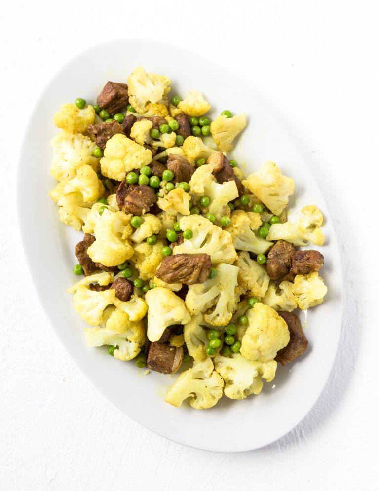 Cardamom Lamb with Cauliflower | A Zesty Bite