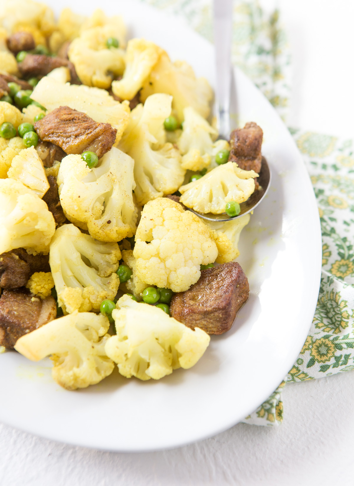 Cardamom Lamb with Cauliflower | A Zesty Bite